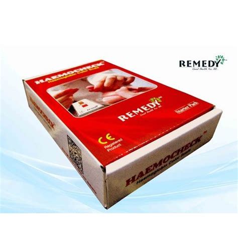Haemocheck Hemoglobin Colour Scale Packaging Size 100 Tests At Rs