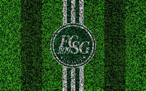 Download Wallpapers Fc St Gallen 4k Logo Football Lawn Swiss