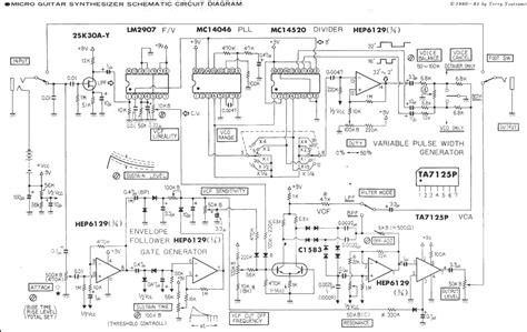 Guitar Synth Schematic At Carolyn Wilson Blog