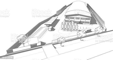 Building Drawing向量圖形及更多建築地盤圖片 建築地盤 建築風格 計劃 Istock