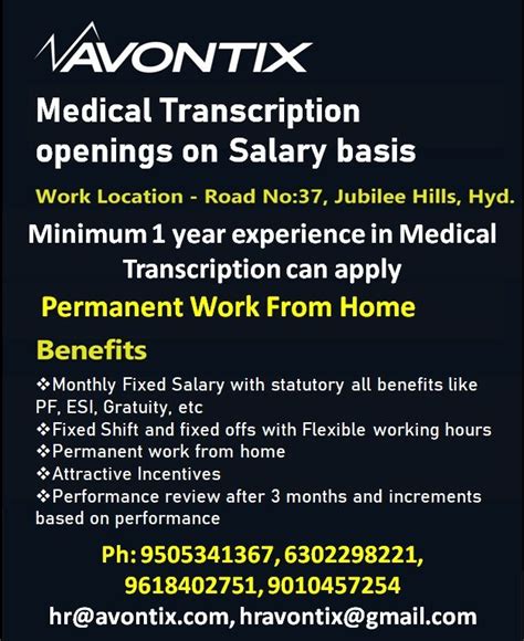 Lakshmi Prasanna Rj On Linkedin Medical Transcription Openings At