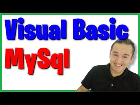 Con Ctate A La Base De Datos Con Visual Basic Y Mysql Mysql Ya
