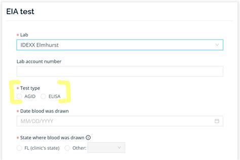 Eia Test Type Selection Agid Or Elisa Globalvetlink