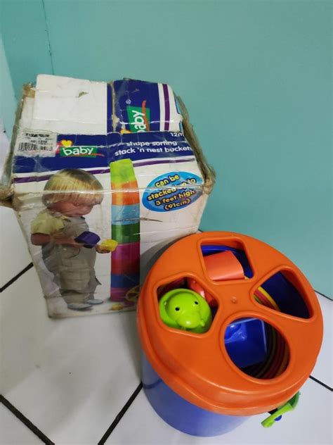 Shape Sorting Stack N Nest Buckets Hobbies And Toys Toys And Games On