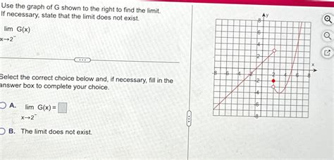 Solved Use The Graph Of G Shown To The Right To Find The Chegg