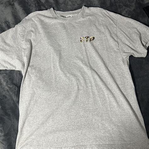FTP camo logo shirt #ftp #fuckthepopulation... - Depop