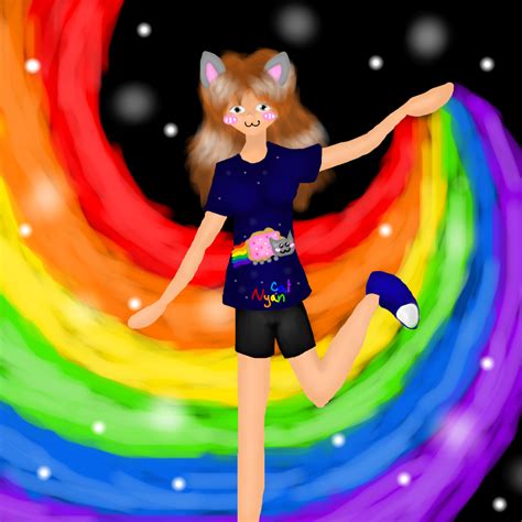 Nyan Cat Girl By Ptukoxd On Deviantart