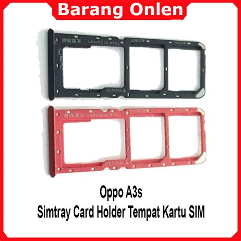 Oppo A3s Simtray Simlock Card Holder Tempat Kartu SIM Lazada Indonesia