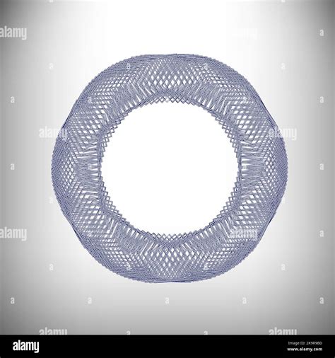 Abstract Decorative Spirograph Circular Element Vector Shape Stock Vector Image And Art Alamy