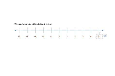 How To Draw Number Line In Microsoft Word Design Talk