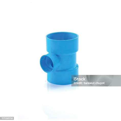 흰색 배경에 격리 된 파란색 Pvc 파이프 연결 0명에 대한 스톡 사진 및 기타 이미지 0명 개체 그룹 곡선 Istock