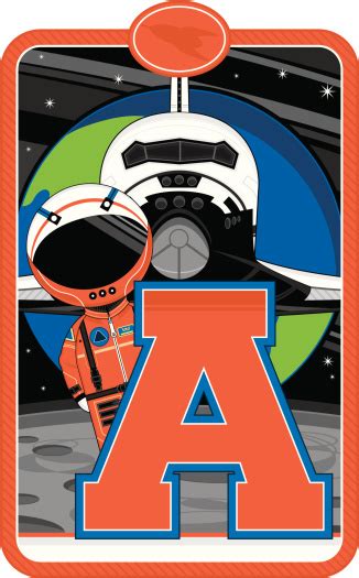 말풍선이 있는 Astronaut 힐튼되기 알파벳 A 교육에 대한 스톡 벡터 아트 및 기타 이미지 교육 달 표면 달 하늘