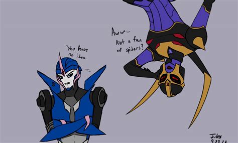 Arcee And Blackarachnia By Allduin99 On Deviantart