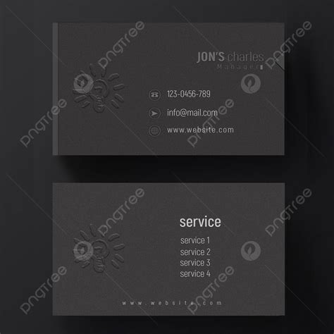 Folio Business Card Template Download On Pngtree