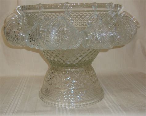 Anchor Hocking Wexford Punch Bowl Set 38 Pieces Etsy
