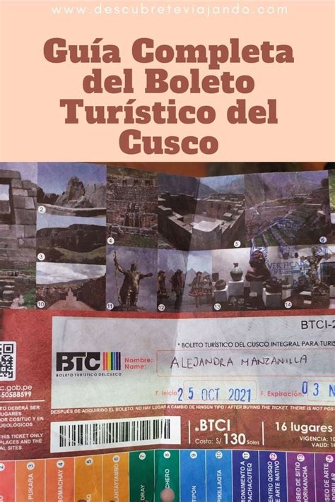 Boleto Turístico Cusco Guía Definitiva a 2022 Turistico Perú viaje