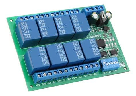 Placa De Expansión Plc De Relé Rs485 De 12 V Y 8 Canales Par Cuotas