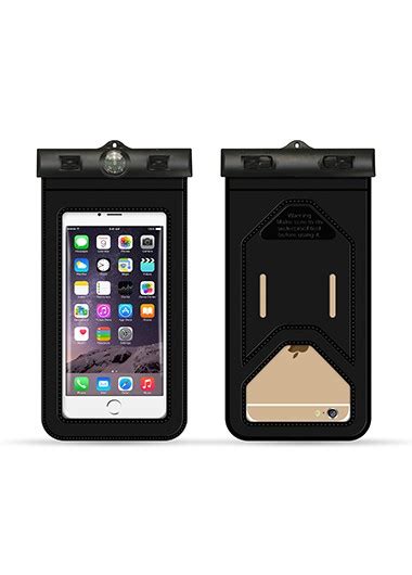 Contrast Multiway Sealed Transparent Phone Case