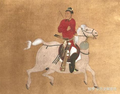 东丹王出行图上画上的人腰挂不知名的器物它的名字叫胡禄 知乎