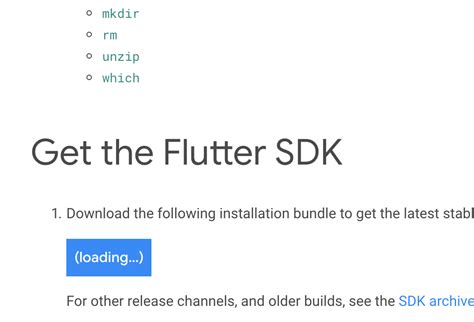 Macos Install Page Issue · Issue 2460 · Flutterwebsite · Github
