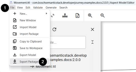 create aspect models bosch semantic stack documentation