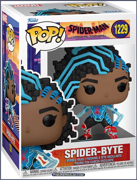 Spider Byte Spider Man Across The Spider Verse Pop Vinyl Figures