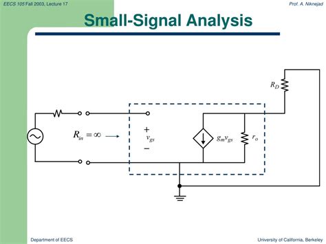 Ppt Lecture 17 Common Source Gate Drain Amplifiers Powerpoint Presentation Id 2935938