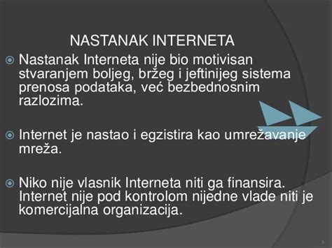 Istorijski Razvoj Interneta