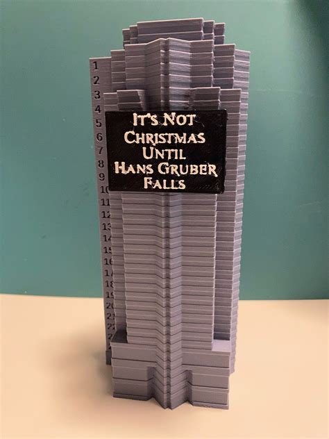 Nakatomi Plaza Advent Calendar Die Hard 9 Inch Model Etsy