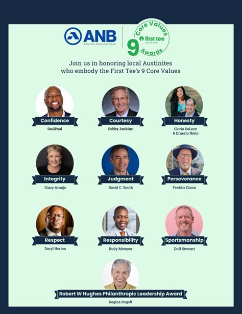 9 Core Values Awards Luncheon First Tee Greater Austin