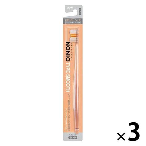 Nonio노니오 브러쉬 Type Smooth 보통 1세트3개 라이온 칫솔 재팬스토어 일본약 의약품 전문 직구 쇼핑몰