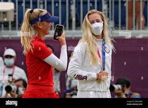 Jessica Korda Of The United States Left Films Her Sister Nelly Korda