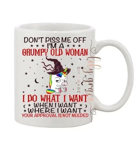 Grumpy Old Woman Coffee Mug ⋆ Spend With Us Buy From A Bush Business