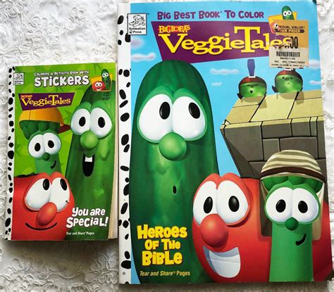 Coloring Book Pages For Veggie Tales