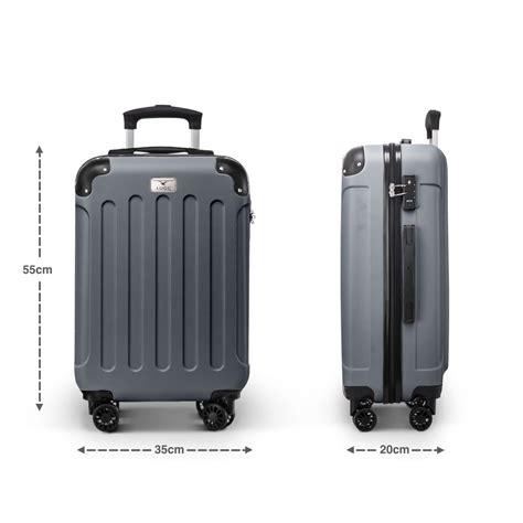 Skywander 20 Cabin Suitcase In Silver