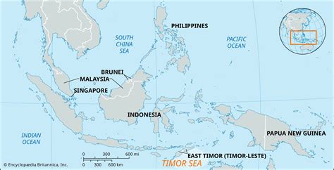 Timor Sea Map Location Facts Britannica