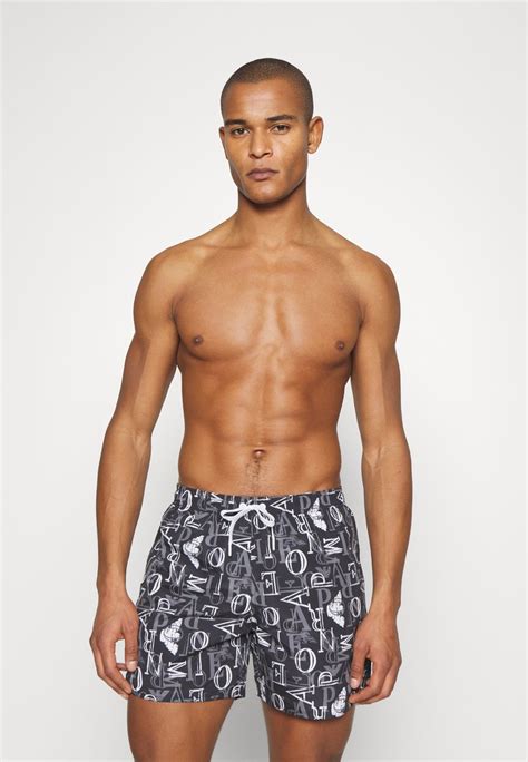 Emporio Armani Boxer Badeshorts Neroblackschwarz Zalandoat