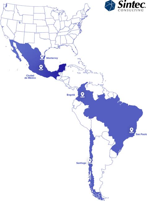 Una Infografia De La Historieta Mapa De Latin America