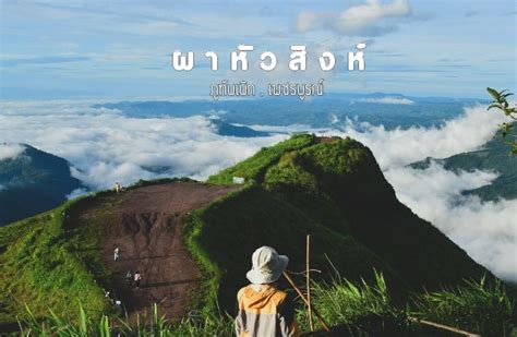[ไปไม่ยากถ้าอยากเที่ยว📸] ผาหัวสิงห์ ภูทับเบิก ☁️ แหล่งท่องเที่ยวชมวิว