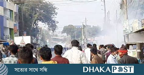 পঞ্চগড়ে বিএনপির গণমিছিলে পুলিশের বাধা নিহত এক