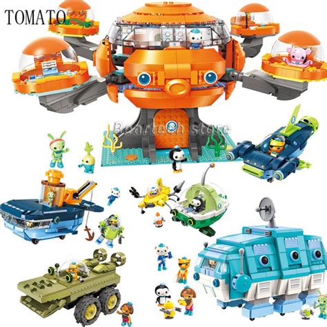 Submarine Column Les Octonauts Octopod Octopus Playset And Barnacles