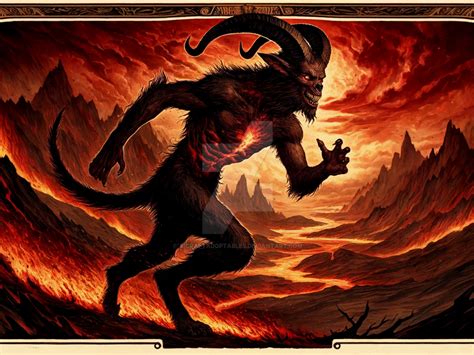 Horned Unholy Demonic Infernal Adoptable Werewolf By Aicraftadoptables