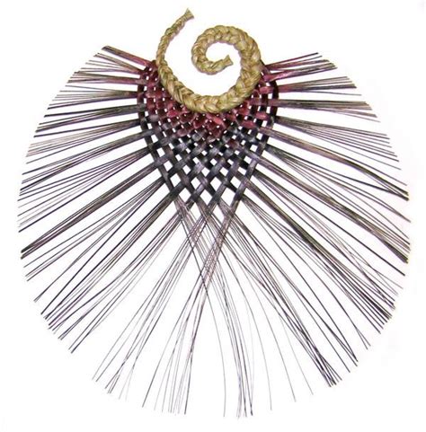 Artwork For The Wall Handwoven From New Zealand Flax Small Koru