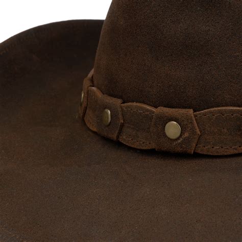 Calf Split Western Leren Hoed By Stetson € 19900
