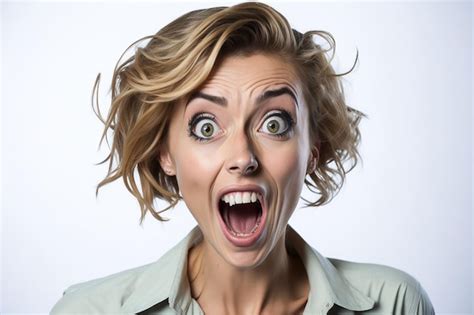 Premium Ai Image Feeling Horrified And Shocked
