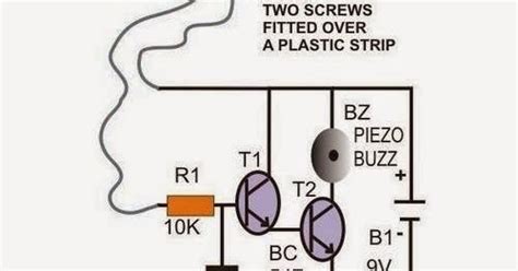 Electrical Engineering World Rain Alarm Circuit Diagram