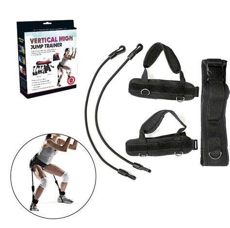 Тренажер для Прыжков Эспандер для Ног и Приседаний Трубчатый для Фитнеса Vertical High Jump