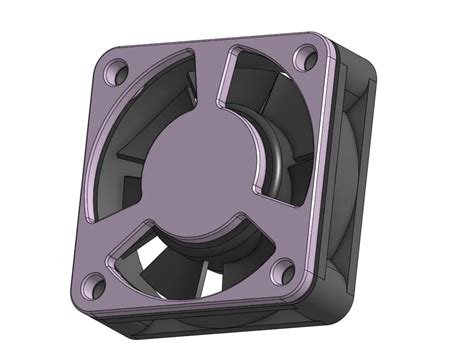 4010 Fan Cover With 3 Legs By Tovi Download Free Stl Model