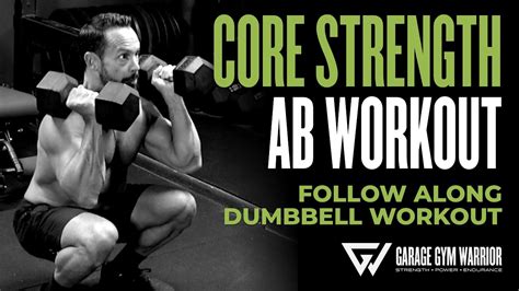 Build Core Strength And Chisel Your Abs 15 Minute Dumbbell Workout