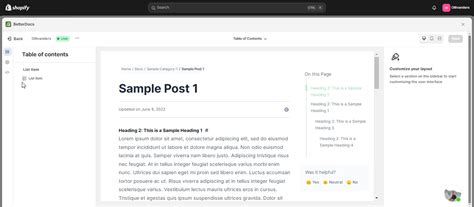 How To Add A Sticky Table Of Contents With Betterdocs Betterdocs